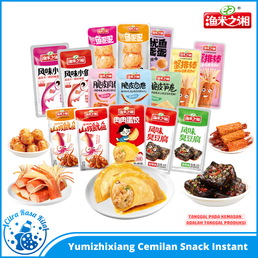 Jual Cemilan China Instant Siap Saji Ikan Teri/Bakso Ikan/Bakso Cumi ...