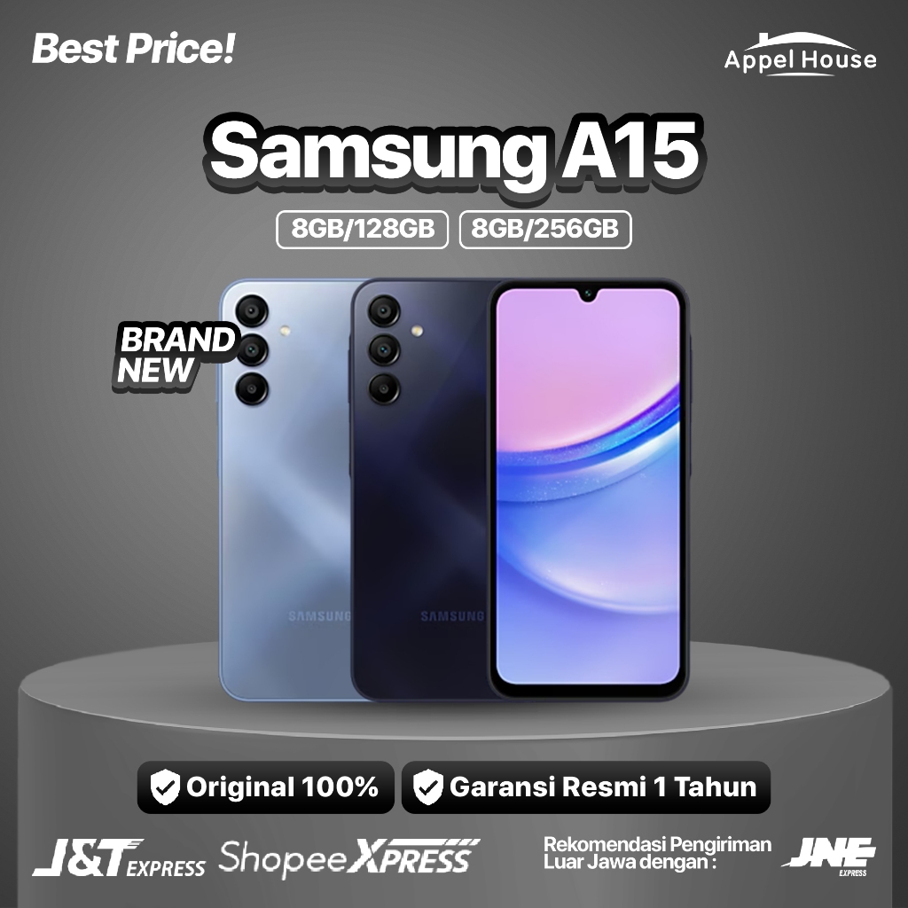 Jual SAMSUNG GALAXY A15 BRAND NEW (8GB/128GB) | (8GB/256GB) GARANSI ...