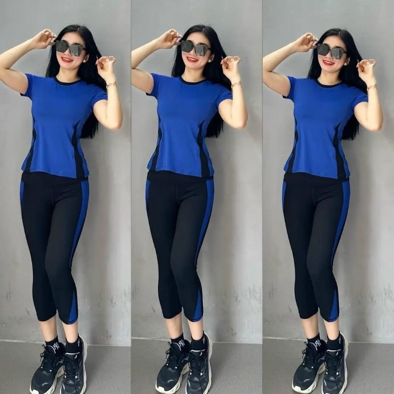 Jual Setelan olahraga senam terbaru model 3/4 setelan olahraga senam ... Jual Setelan olahraga senam terbaru model 3/4 setelan olahraga senam ...