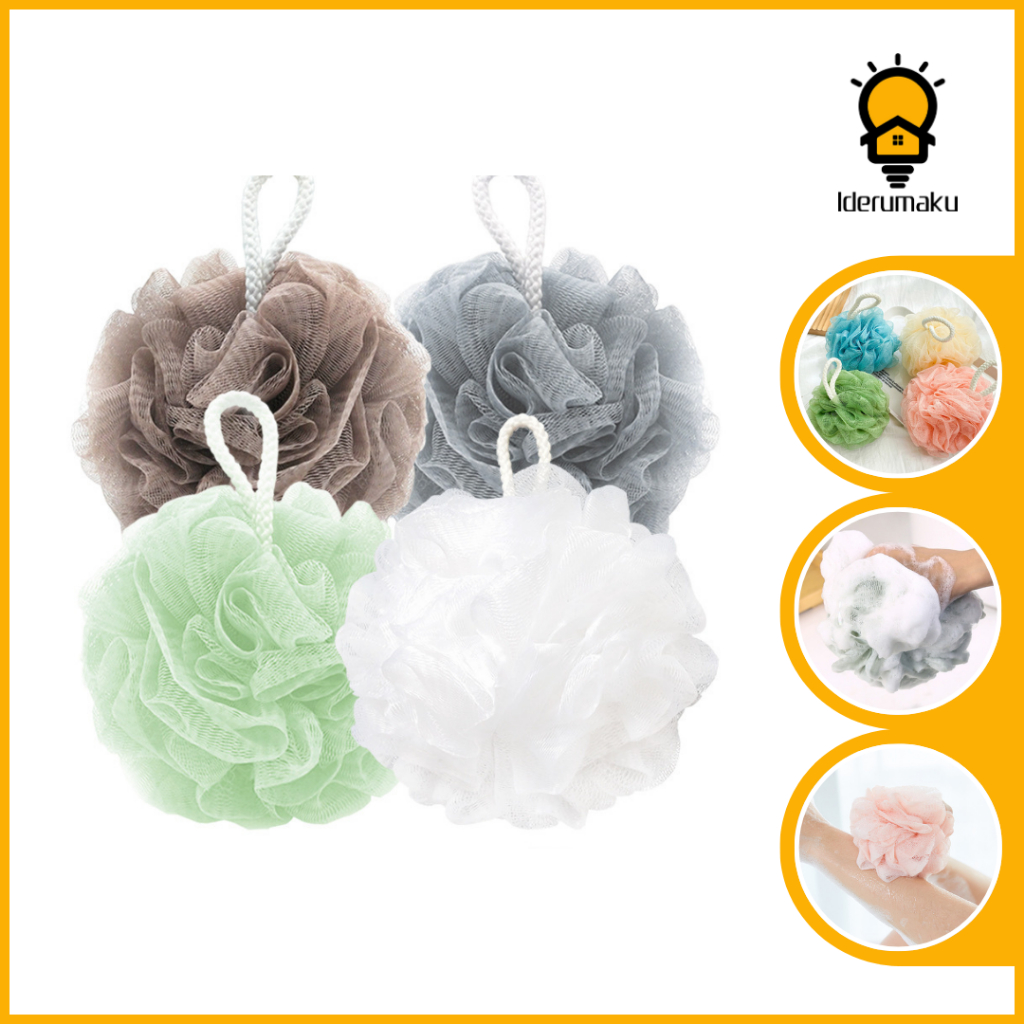 Jual Spons Mandi Jaring Soft Universal Spon Pembersih Badan Shower Puff ...