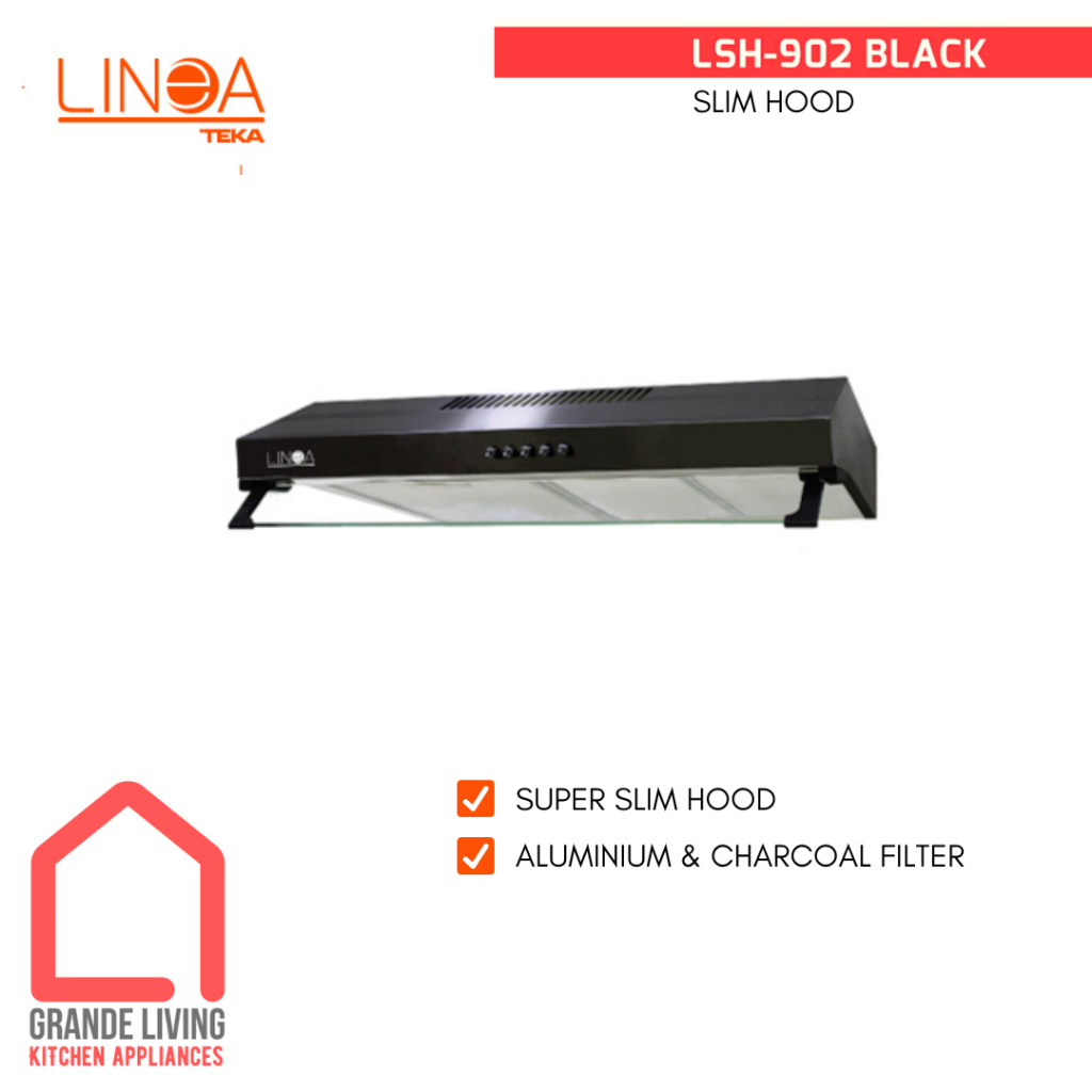 Jual LINEA by TEKA Kitchen Hood LSH 902 BLACK Penghisap asap dapur ...