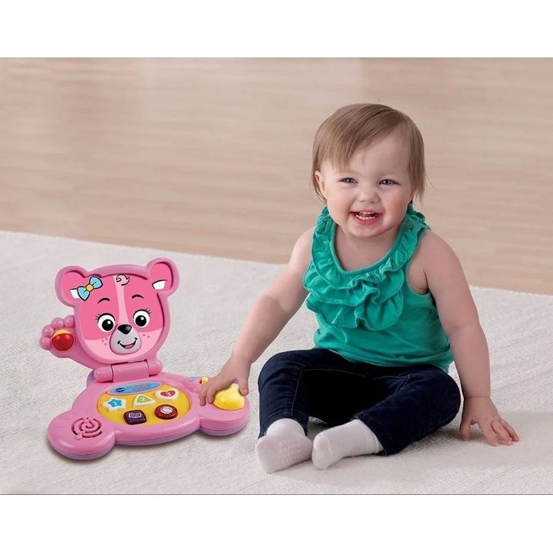 Jual Vtech Bear's Baby Laptop Pink | Shopee Indonesia