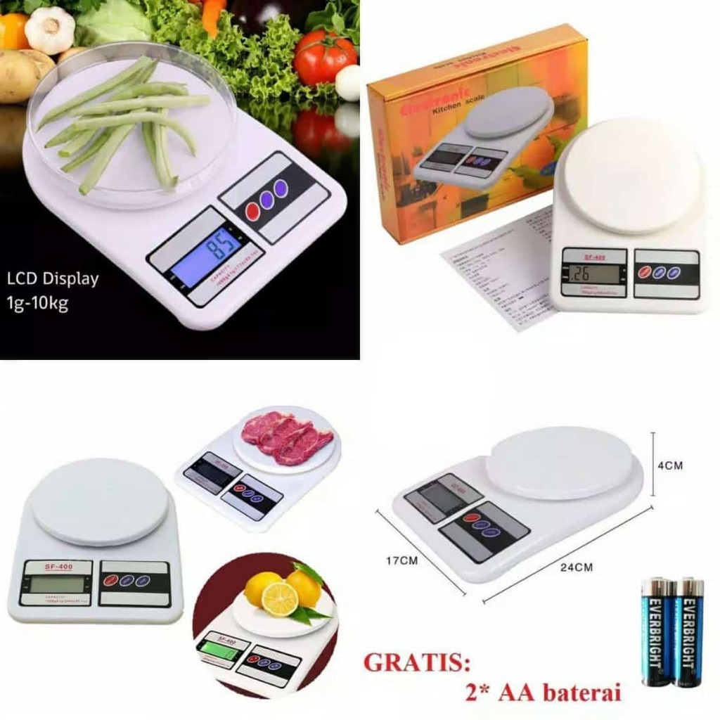 Jual SMARTCOM - Timbangan Dapur Digital 10 Kilo Digital Kitchen Scale ...