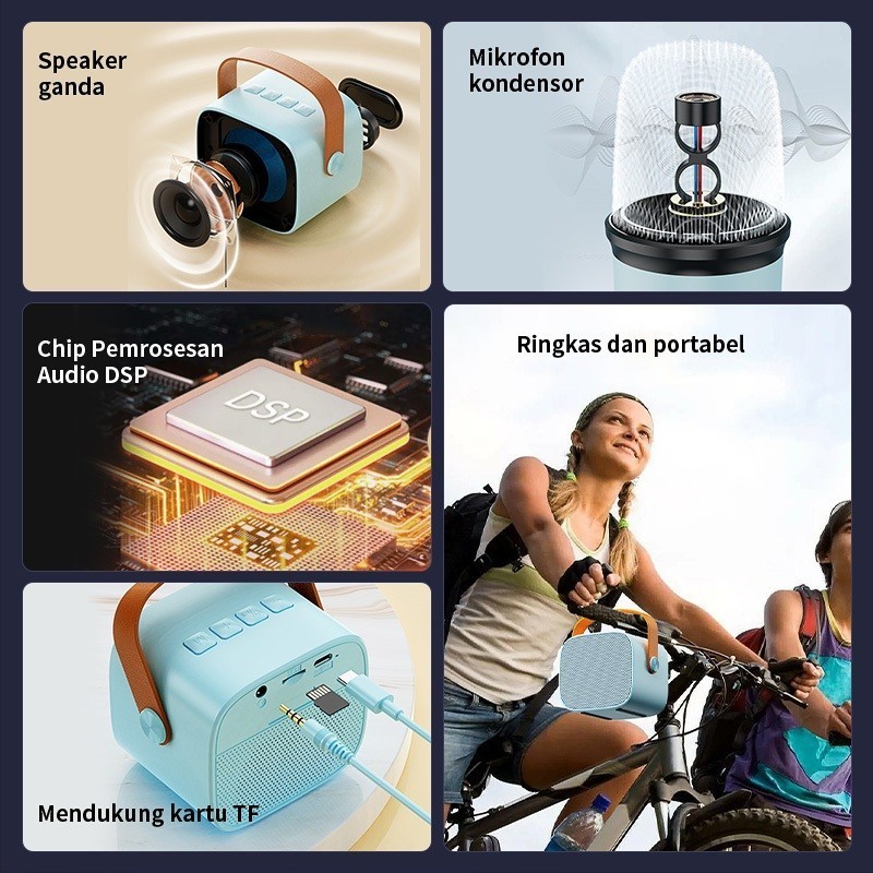 Jual Speaker Bluetooth K1 Mini Speaker Bluetooth Plus Mic Actual ...