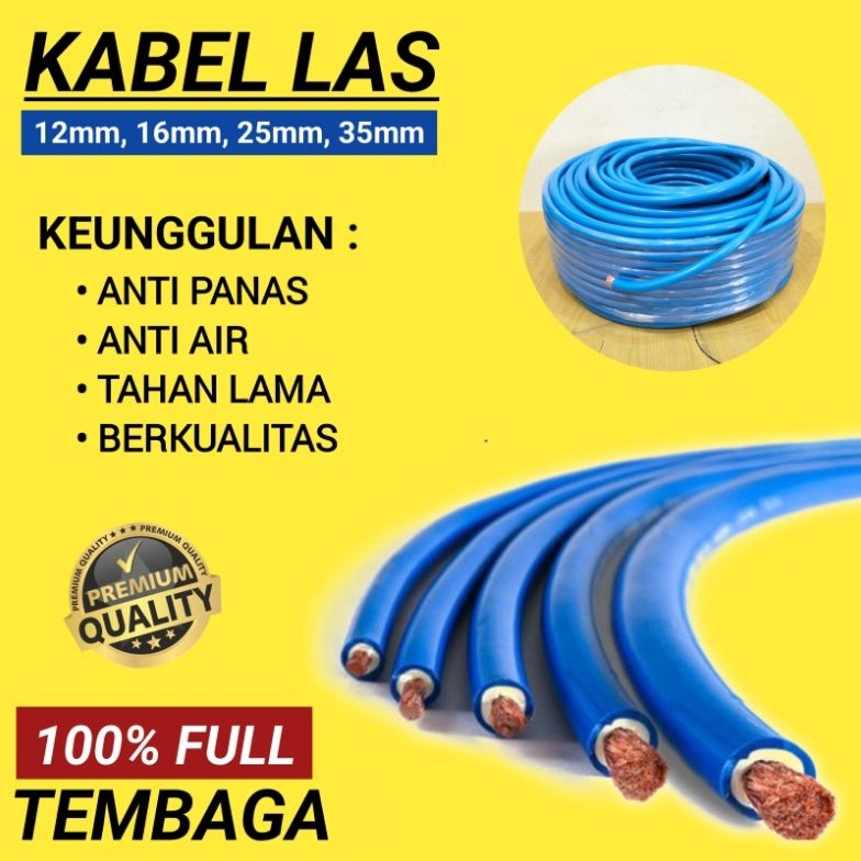 Jual KODE F65X Kabel Las 25mm 35mm Full Tembaga Kabel Travo Las Listrik ...