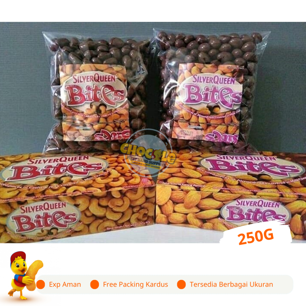 Jual PROMO 2.2 [ FLASH SALE ] SILVERQUEEN BITES 250G || PUSAT GROSIR ...