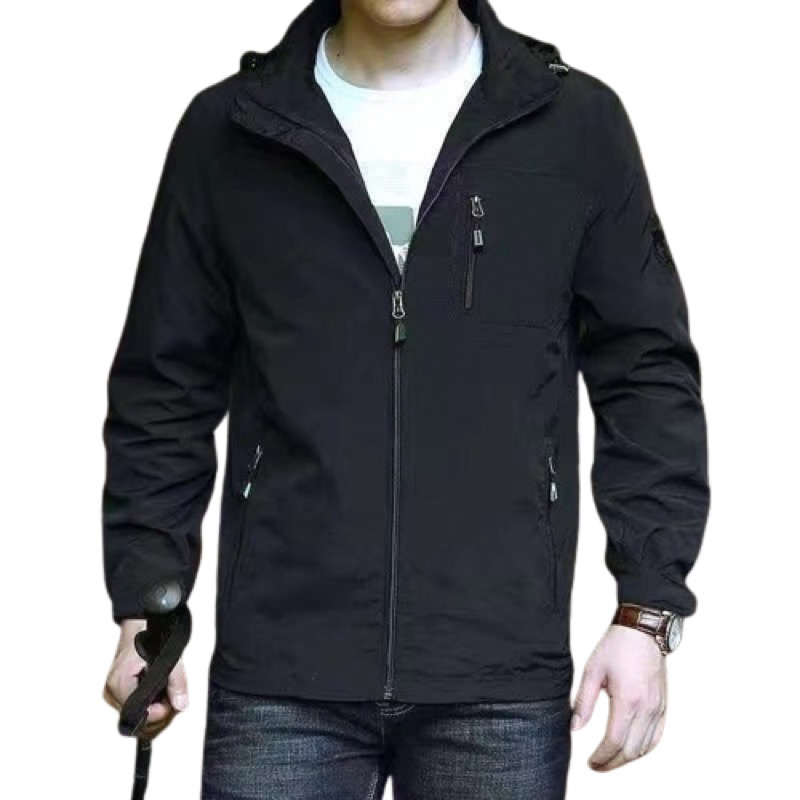 Jual jaket taktical unisex outdoor tahan air bahan taslan M L XL XXL ...