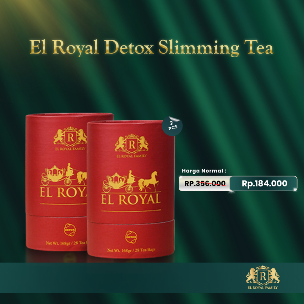 Jual El Royal Detox Slimming Tea - Teh Detox 2 Pcs - 5X Lebih Cepat ...