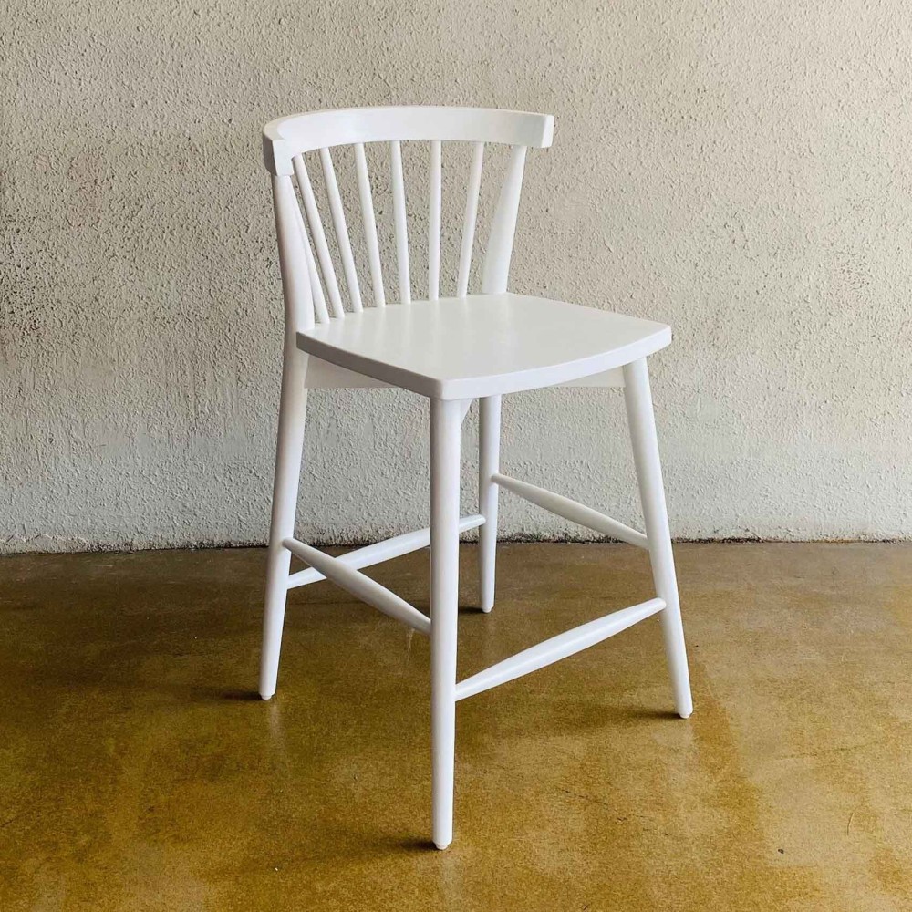 Jual Haru Bar Stool Kursi Bar Retro Duko Putih Mid Century Modern ...