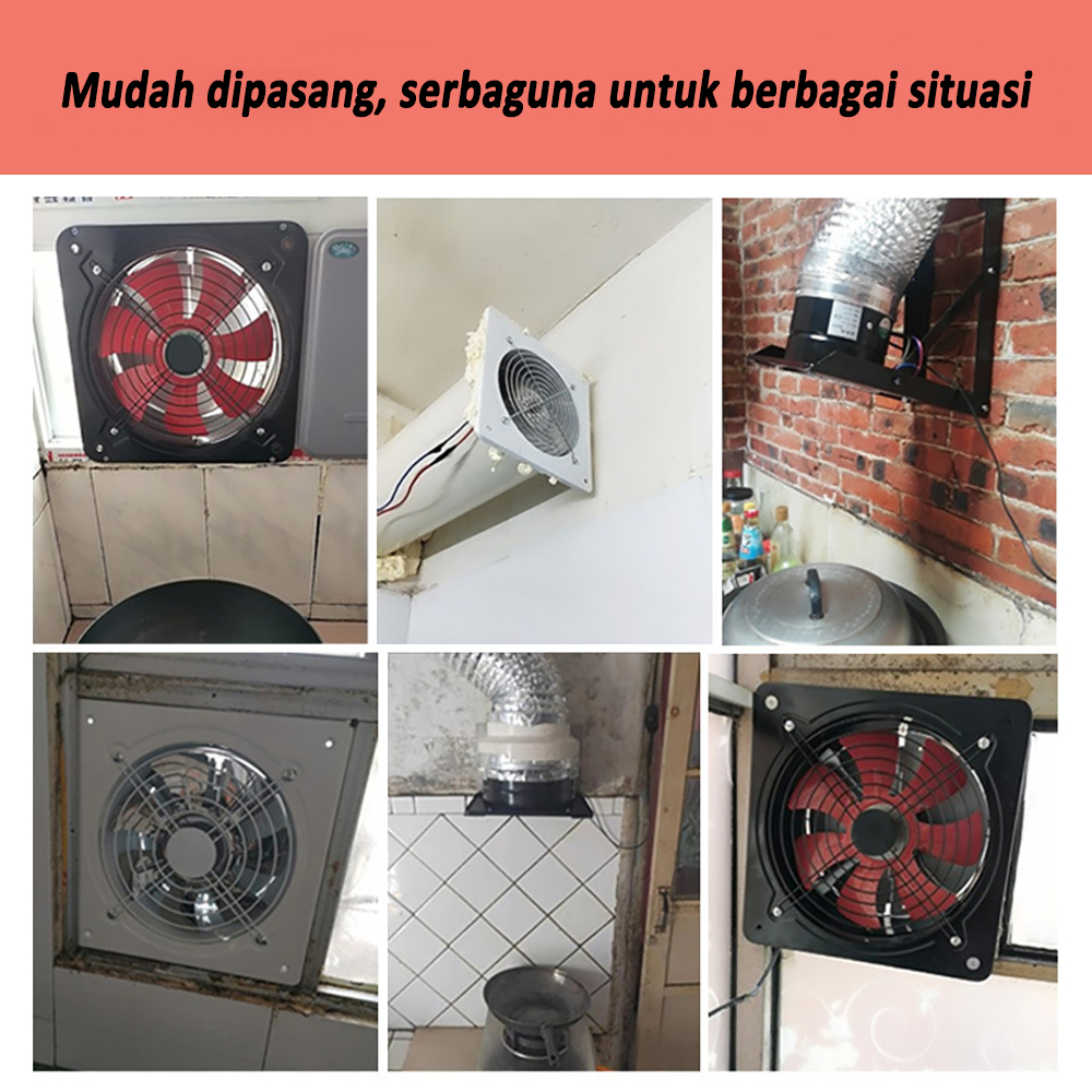 Jual SOKANY Kipas Dapur 4/6/8/10/12/14/16 Inch Exhaust Fan Dinding ...