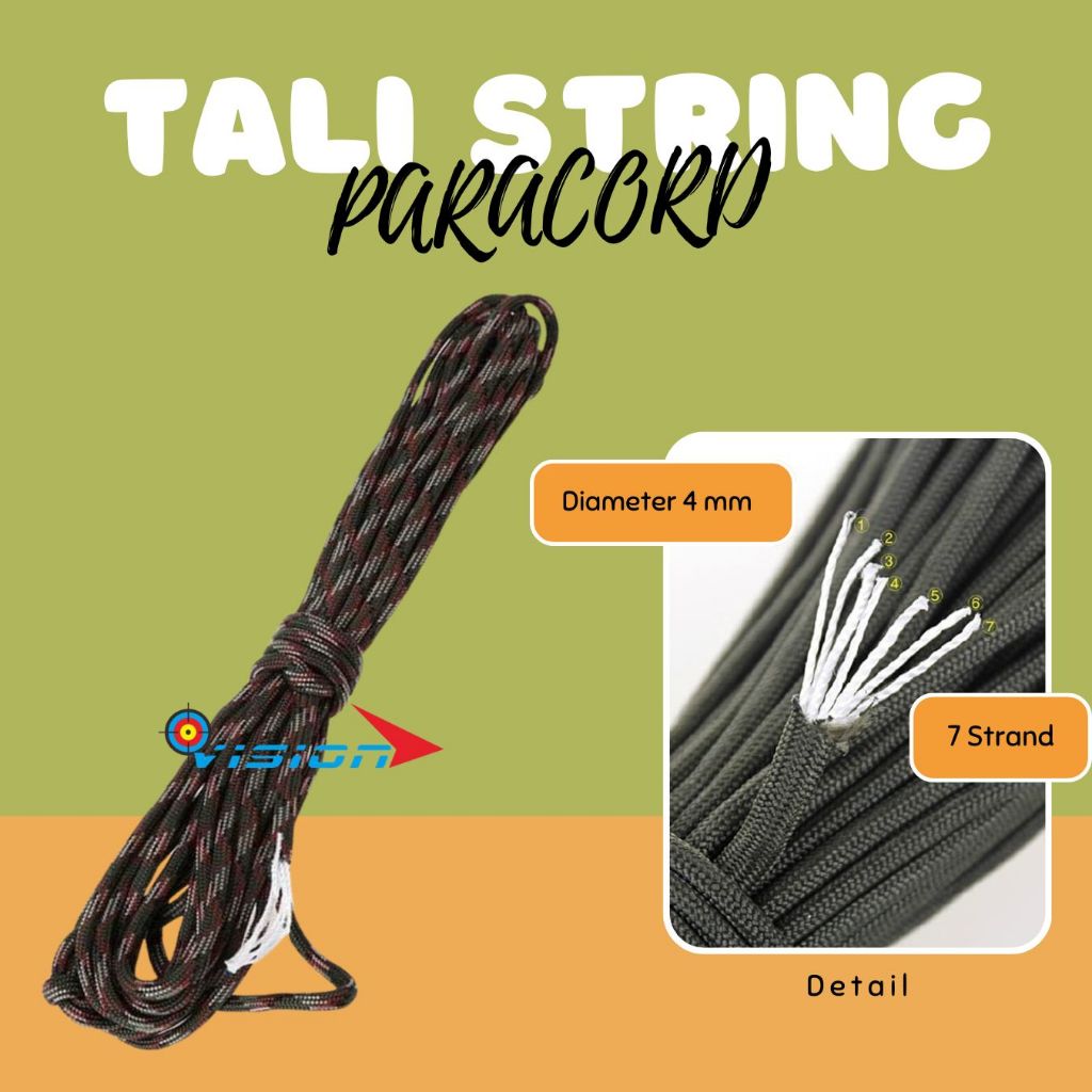 Jual Tali String Paracord Busur Panah / Bow String Panahan Archery ...