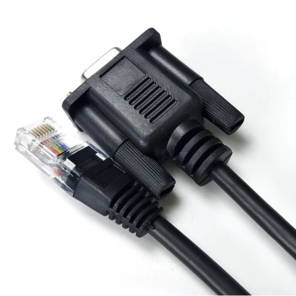 Jual Kabel Console Serial DB9 9pin Female to RJ45 8P8C 1,5M | Shopee ...