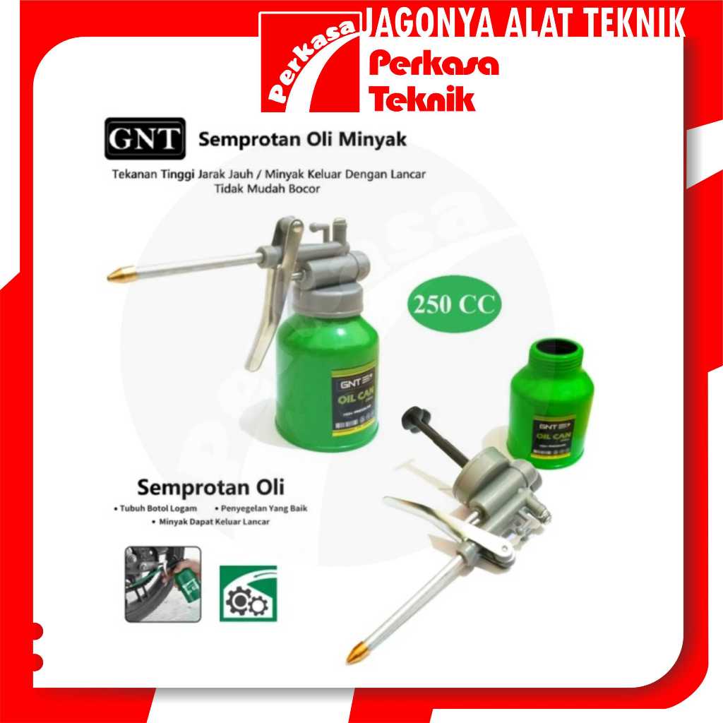 Jual BELTER Oil Can 250cc GNT Tabung Kaleng Besi Semprotan Pelumas Oli ...