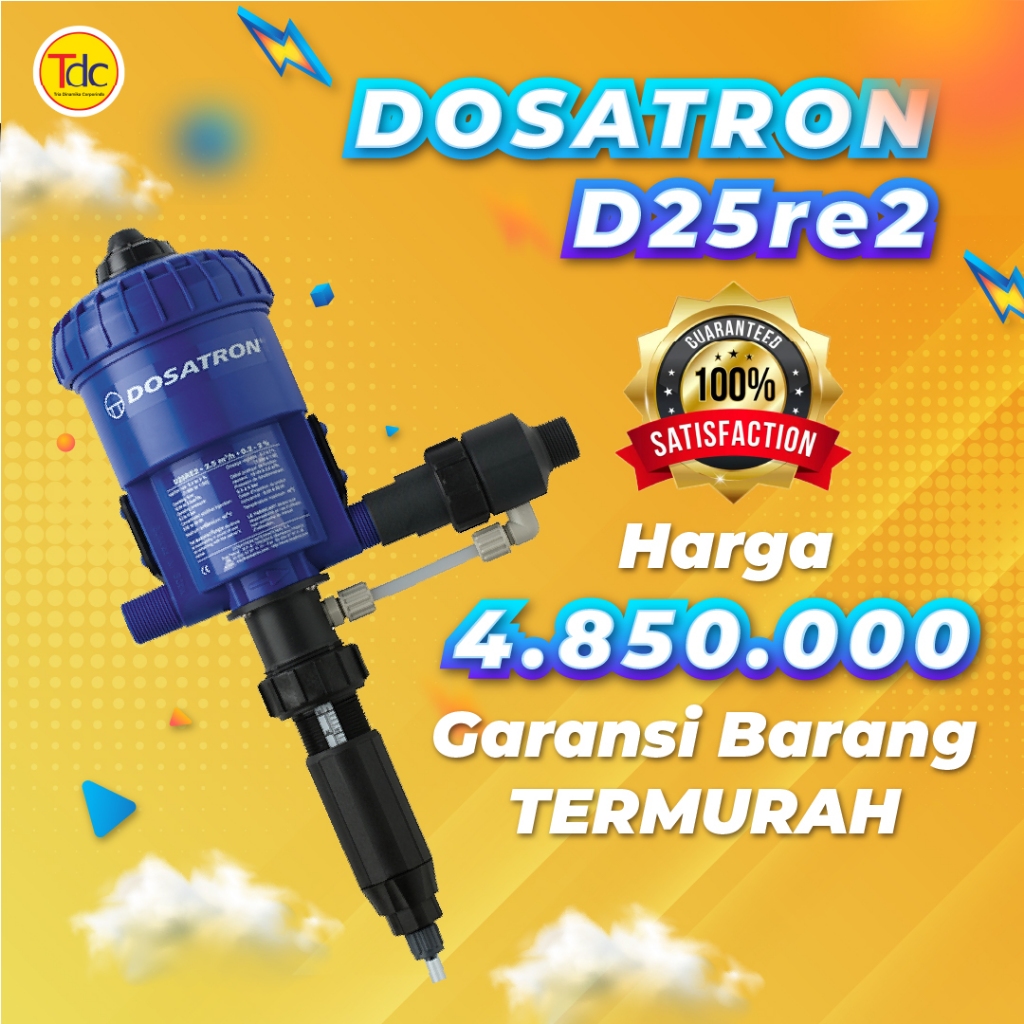 Jual Dosatron D25 RE2 Dosis 0,2 - 2%/Pencampur Obat/Dosing Pump - Alat Ternak Kandang Ayam ...