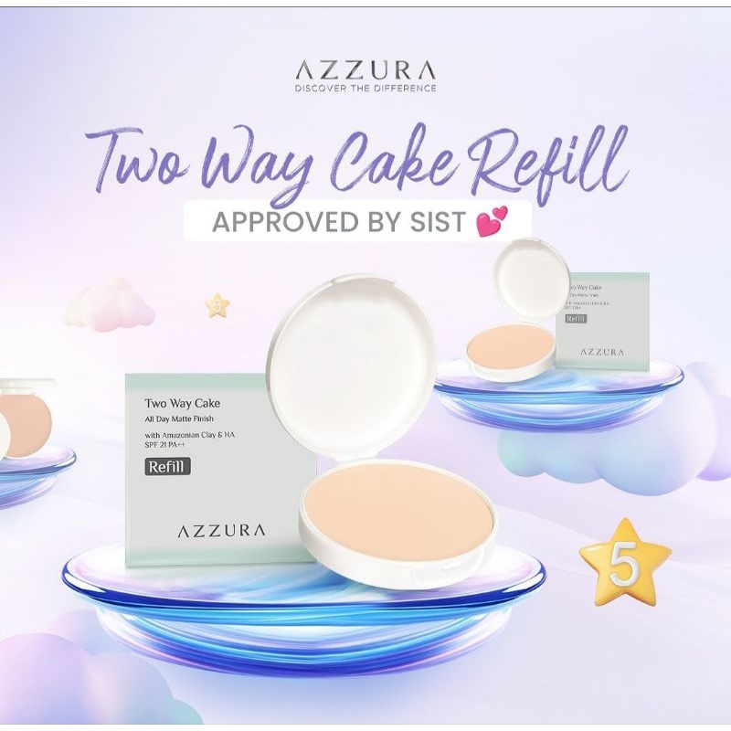 Jual AZZURA REFILL (ISI ULANG) TWO WAY CAKE | Shopee Indonesia