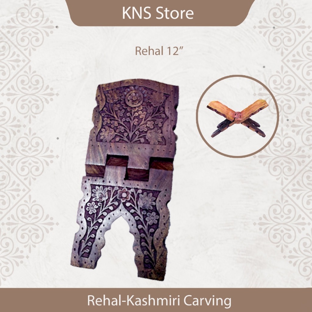 Jual Kashmiri Carving-Rekal Rehal Kayu "Indian Rosewood"Alas Baca Al ...