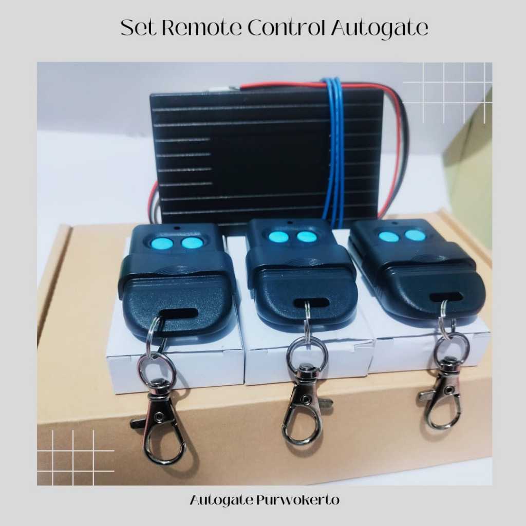 Jual Remote Autogate / Remote Pintu Pagar Otomatis (Satu Set ) | Shopee ...
