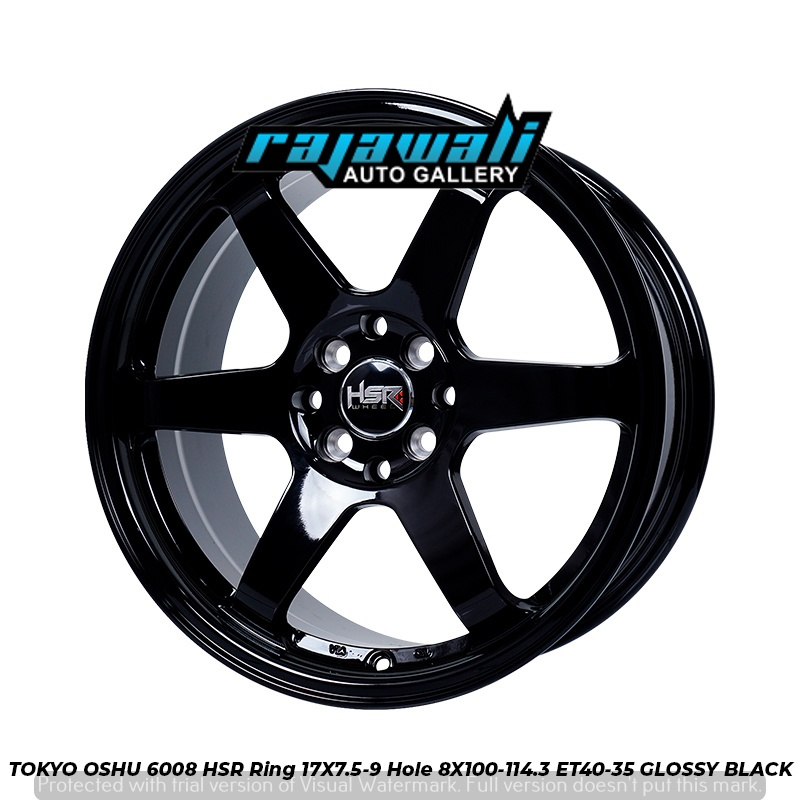 Jual VELG HSR TOKYO RING 17 GLOSSY BLACK COCOK DI MOBIL XPANDER CIVIC ERTIGA INNOVA HRV ...