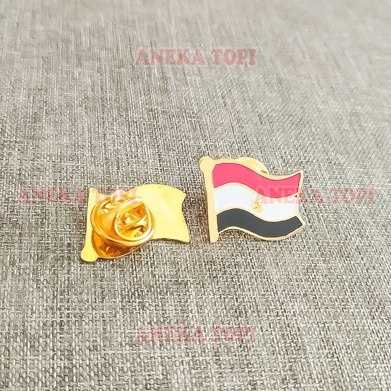 Jual Pin Flag Mesir Pin Bendera Mesir Pin Bendera Negara Mesir - Aneka ...