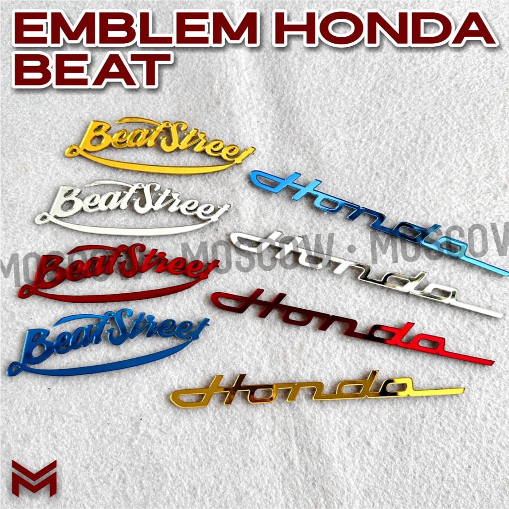 Jual EMBLEM BEAT STREET / HONDA TIMBUL SAKRILIK 3D / STICKER KACA ...