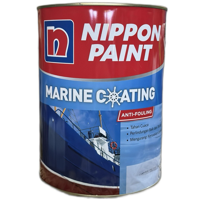 Jual MARINE COATING ANTI FOULING 5 KG NIPPON PAINT/CAT PELAPIS DINDING BAWAH/LAMBUNG KAPAL 5KG ...