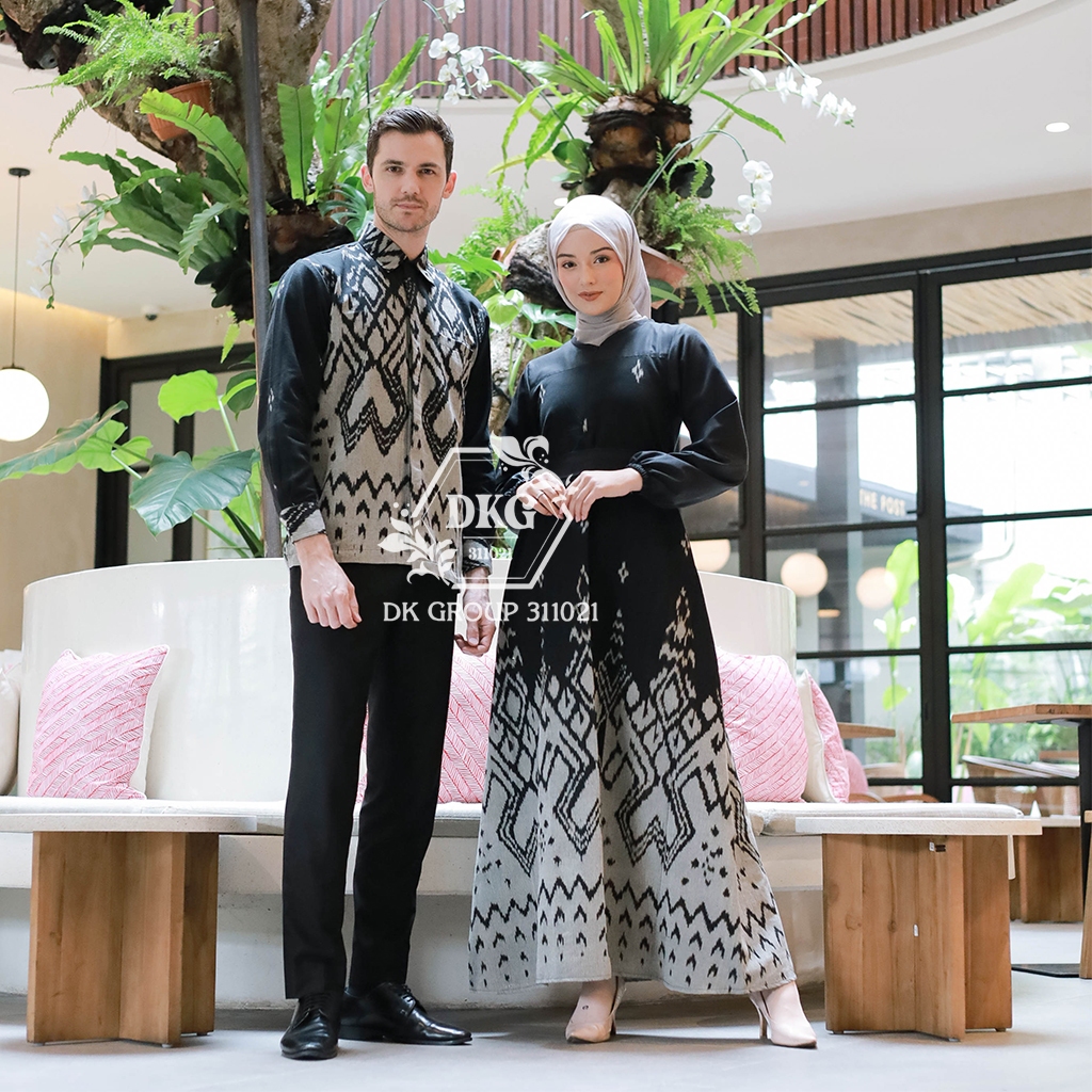 Jual [READY STOCK] Set couple shasya, couple baju kondangan tenun troso ...