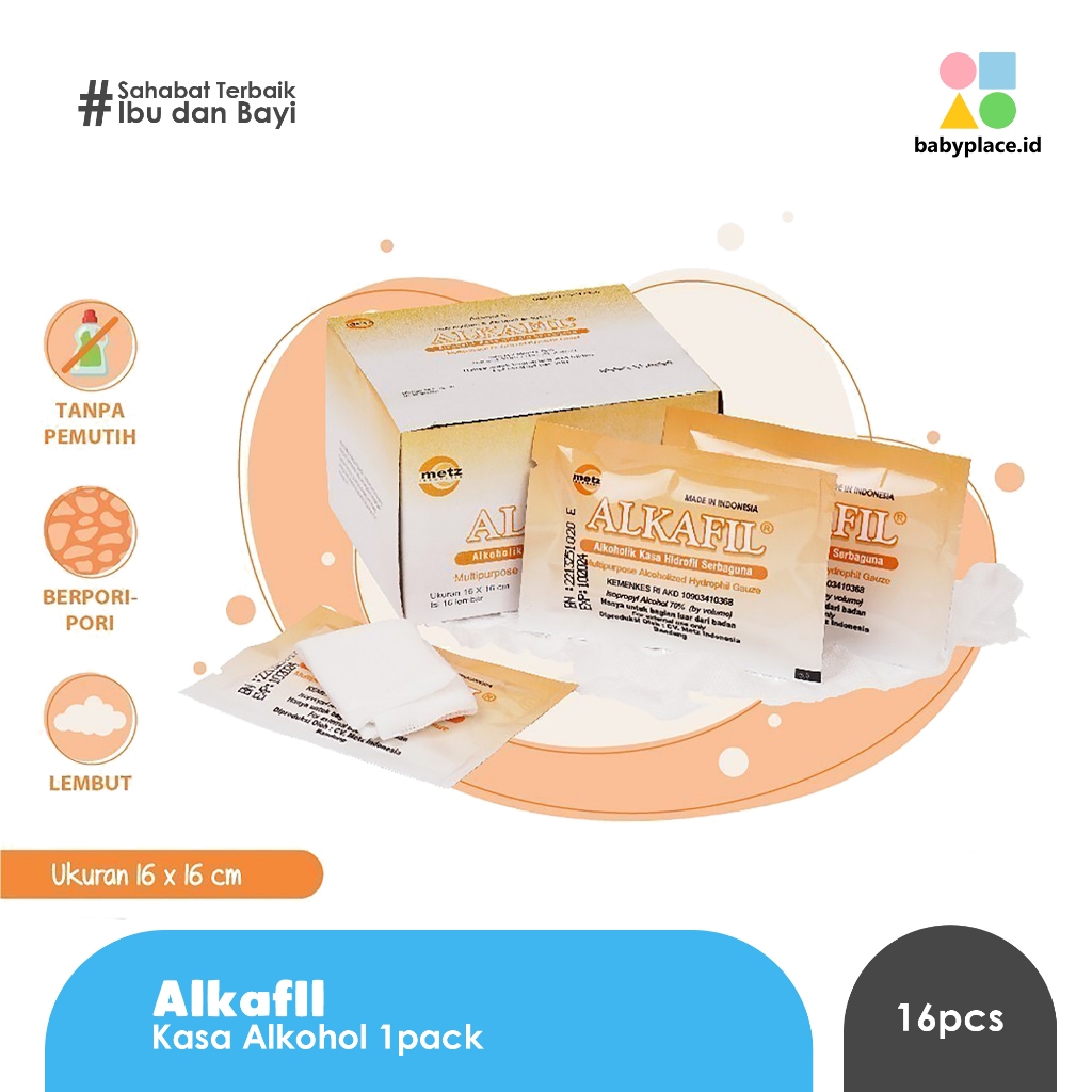 Jual ALKAFIL - Kasa Alkohol 1pack (isi 16pcs) | Shopee Indonesia