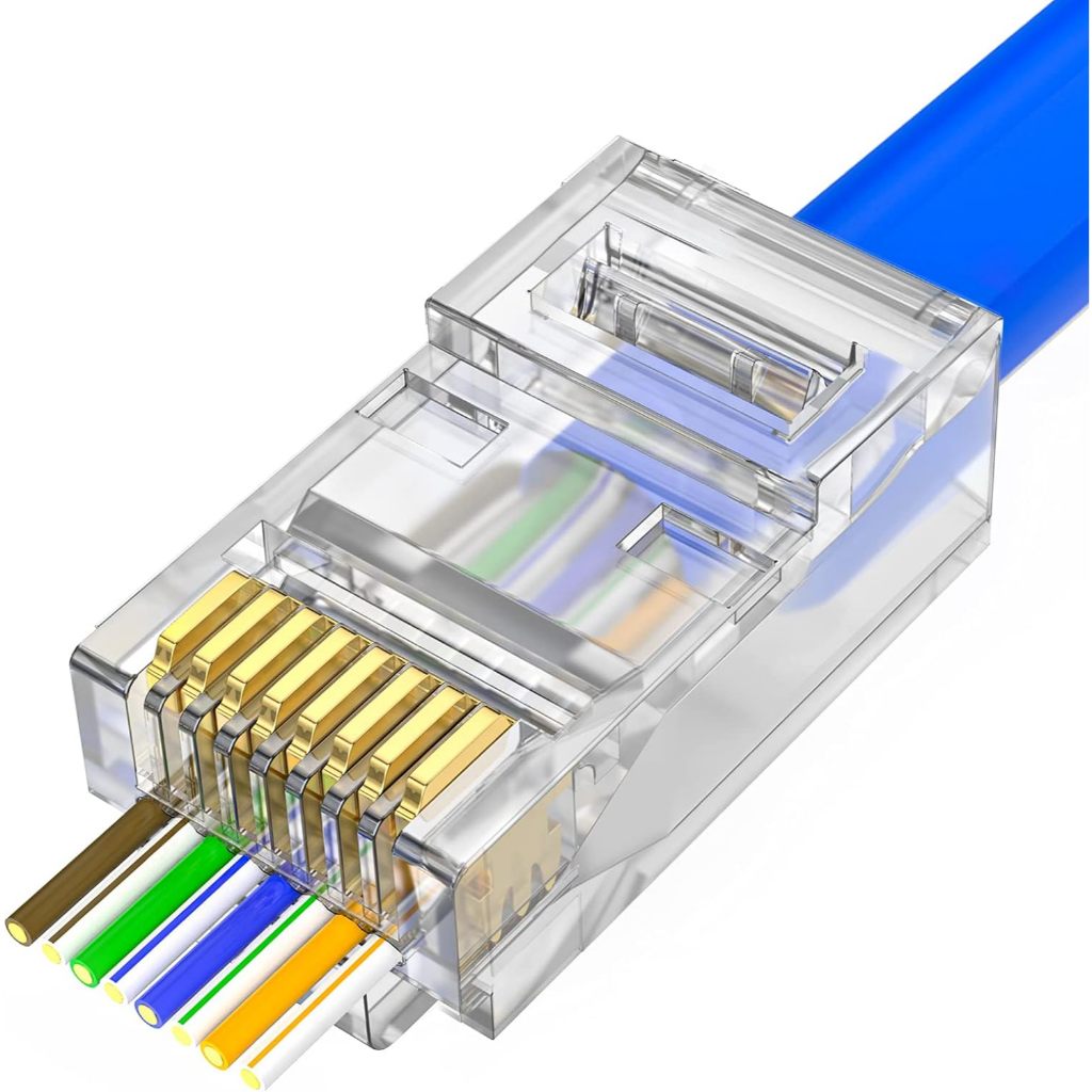Jual Socket Jack merk TENDA RJ45/ Konektor connector networking LAN ...