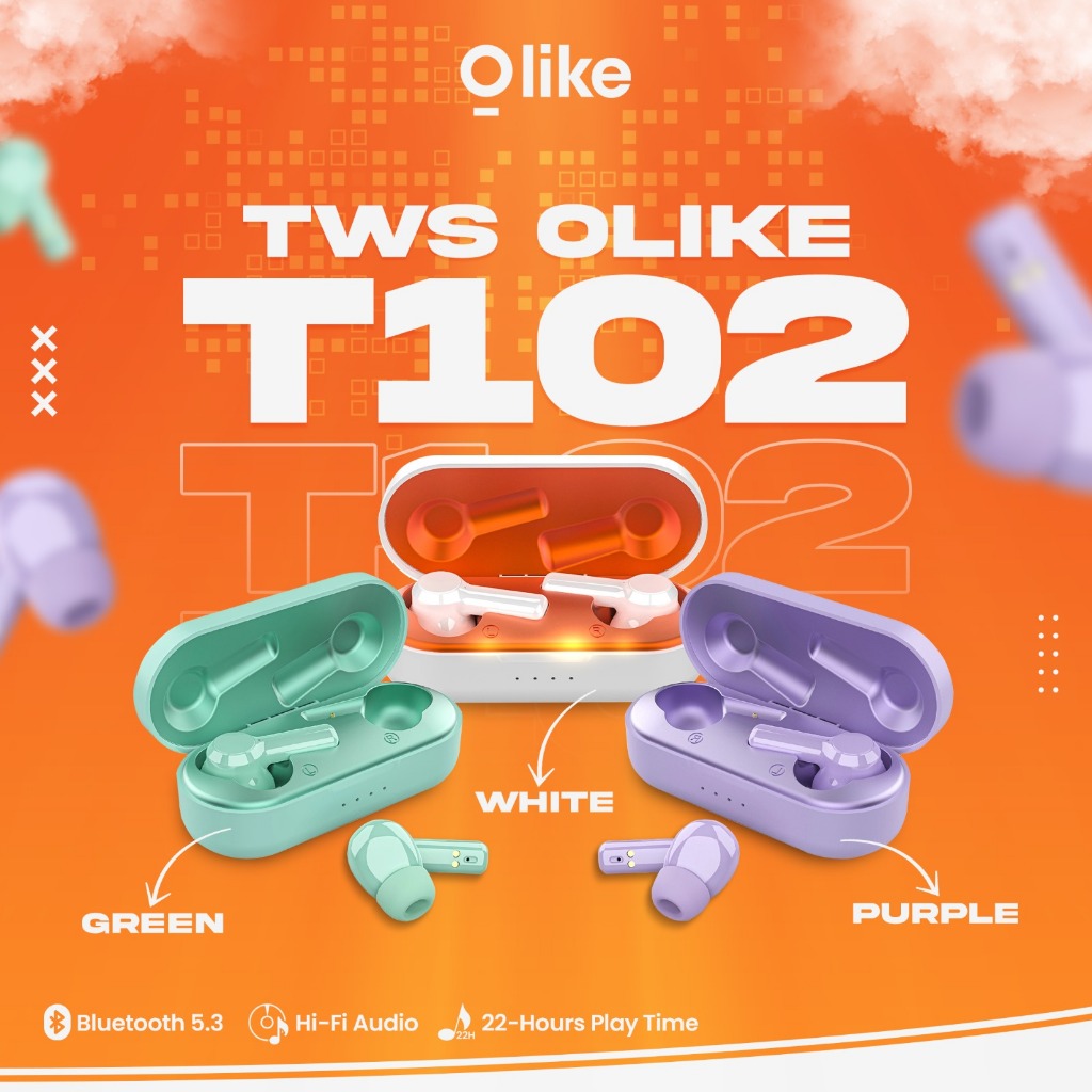 Jual HF BLUETOOTH OLIKE TWS T102 FULL BASS | Shopee Indonesia