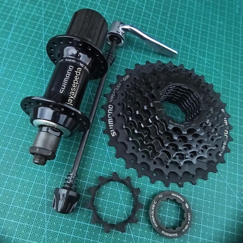 Jual Paket Shimano 8 Speed Freehub 36H RM30 dan sprocket HG31 11 ...