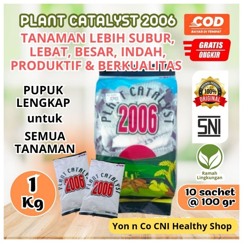 Jual CNI Plant Catalyst 2006 1Kg (10 Sachet @ 100 gram) Pupuk Lengkap ...