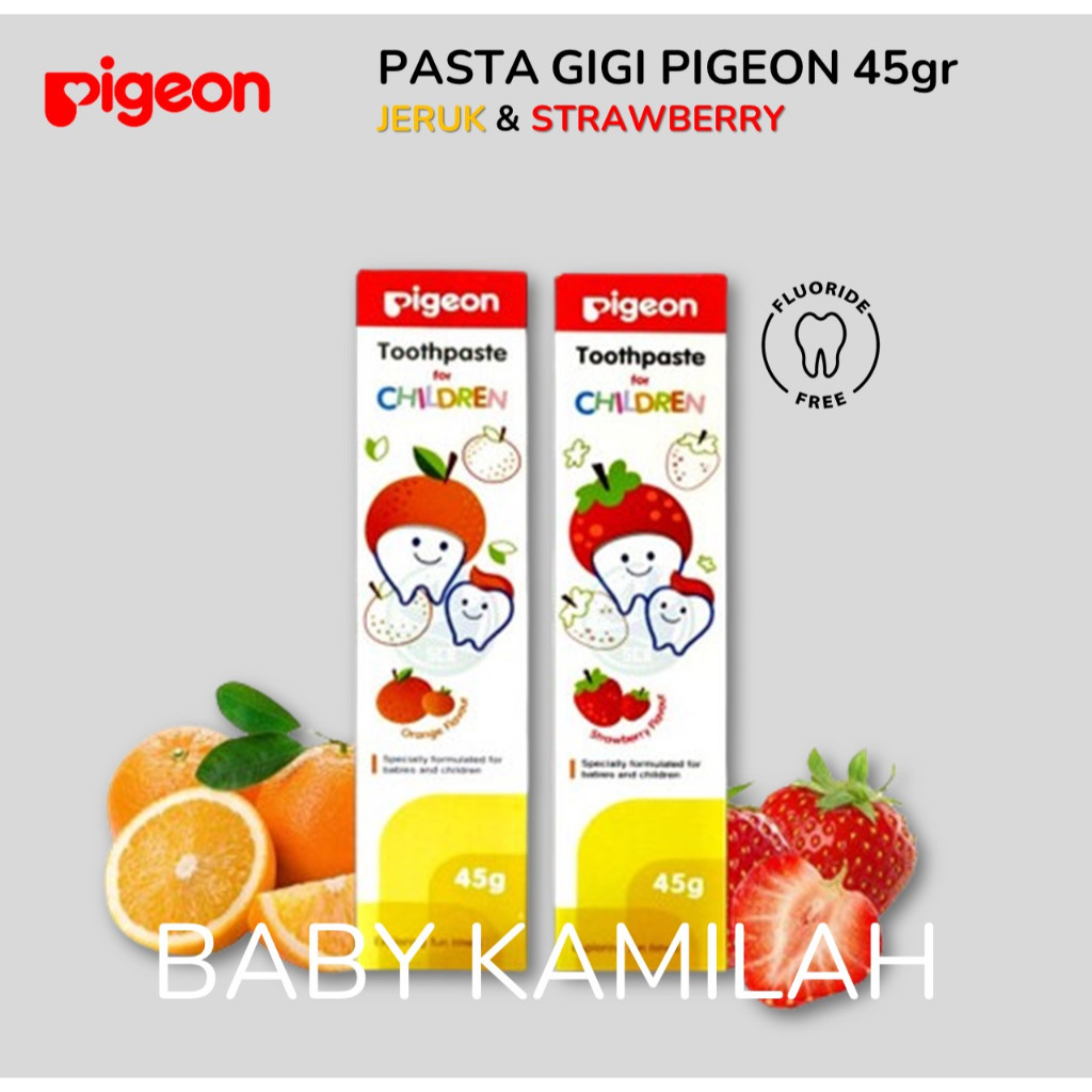 Jual PASTA Gigi Bayi PIGEON 45gr tanpa Flouride Aman jika Tertelan ...