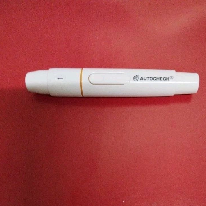 Jual Pen Lancing Device Autocheck Lancet Pen Auto check Jarum Penusuk ...