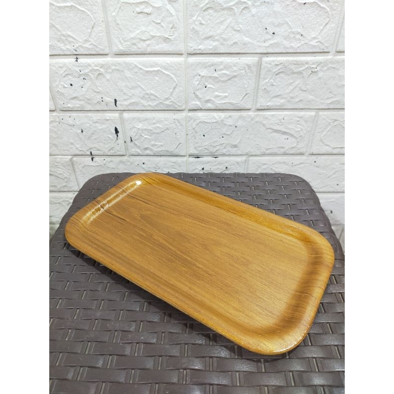 Jual Nampan Kayu / Nampan Bill / Nampan Makanan Kecil / Baki Kayu Bon ...