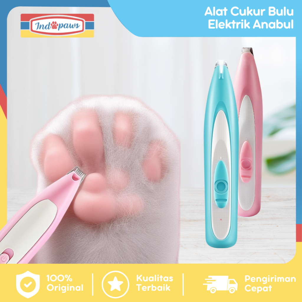 Jual Indopaws Cukuran Elektrik untuk Bulu Kucing dan Anjing - Alat ...