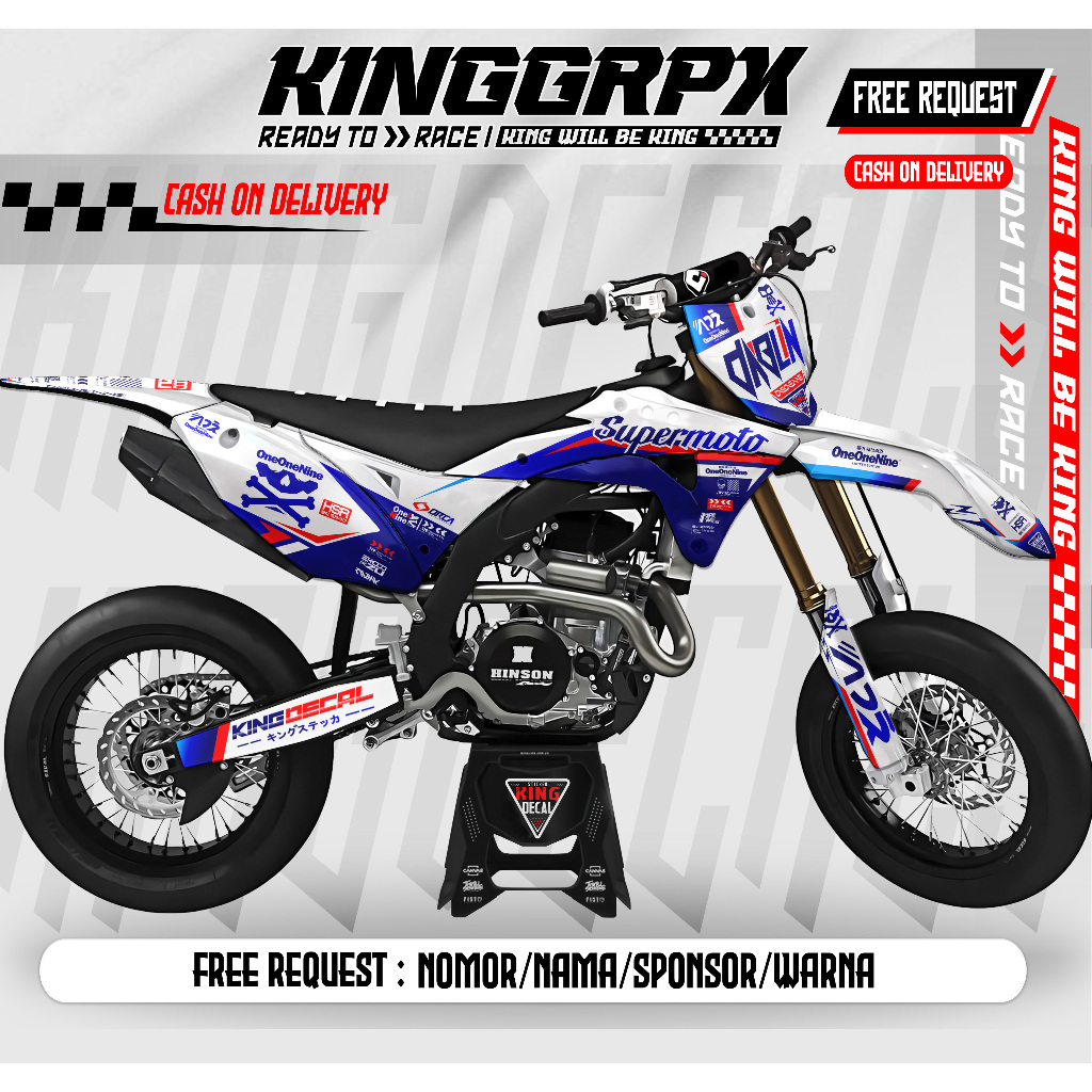 Jual DECAL STICKER KLX GORDON FULL BODY / DECAL GORDON / DECAL STIKER ...