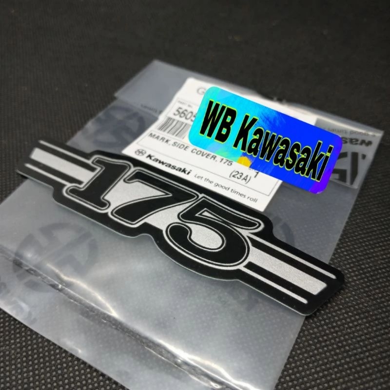 Jual STIKER STICKER BODY SAMPING KAWASAKI W 175 W175 ORIGINAL | Shopee ...