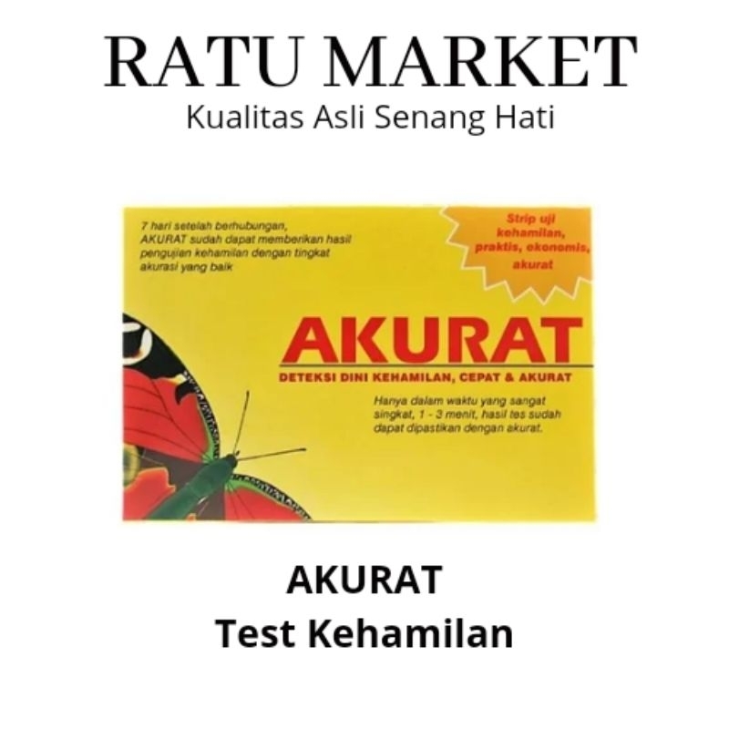 Jual AKURAT TEST KEHAMILAN AKURAT TEST Pack | Shopee Indonesia