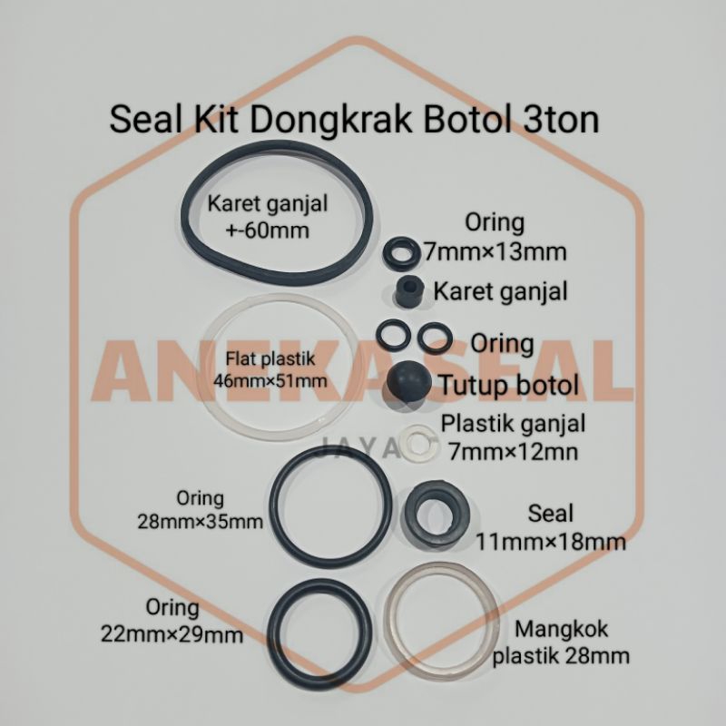 Jual SEAL KIT DONGKRAK BOTOL 3 TON | Shopee Indonesia