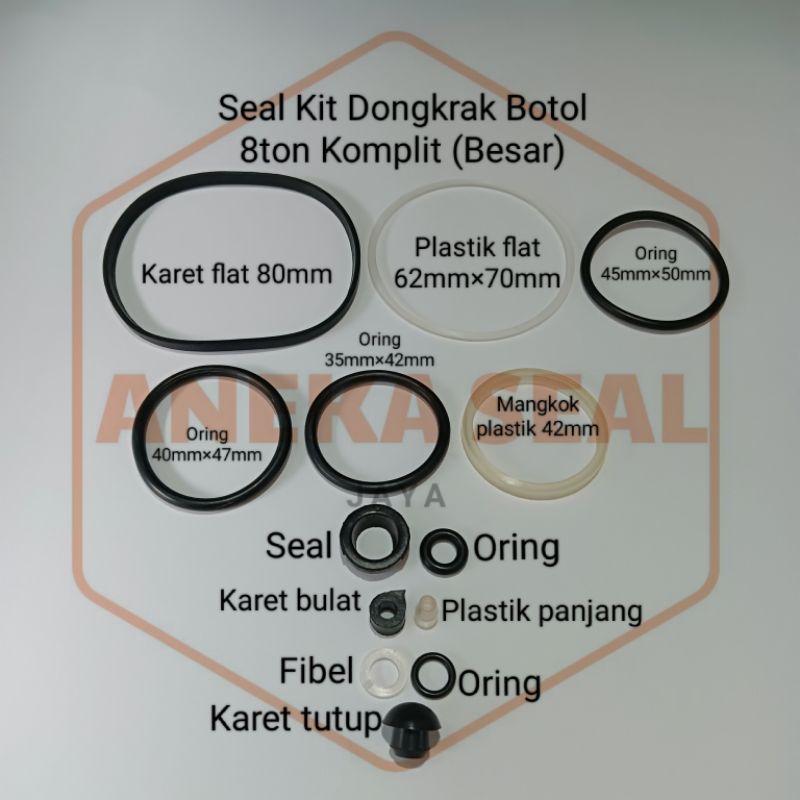 Jual SEAL KIT DONGKRAK BOTOL 8 TON (BESAR) | Shopee Indonesia