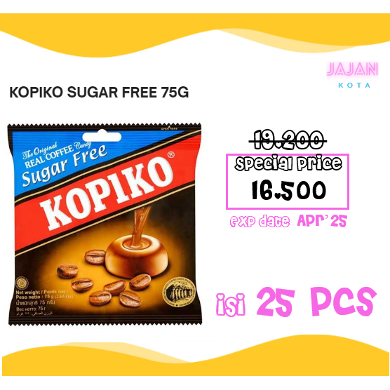 Jual Kopiko Sugar Free 75 gram | Shopee Indonesia