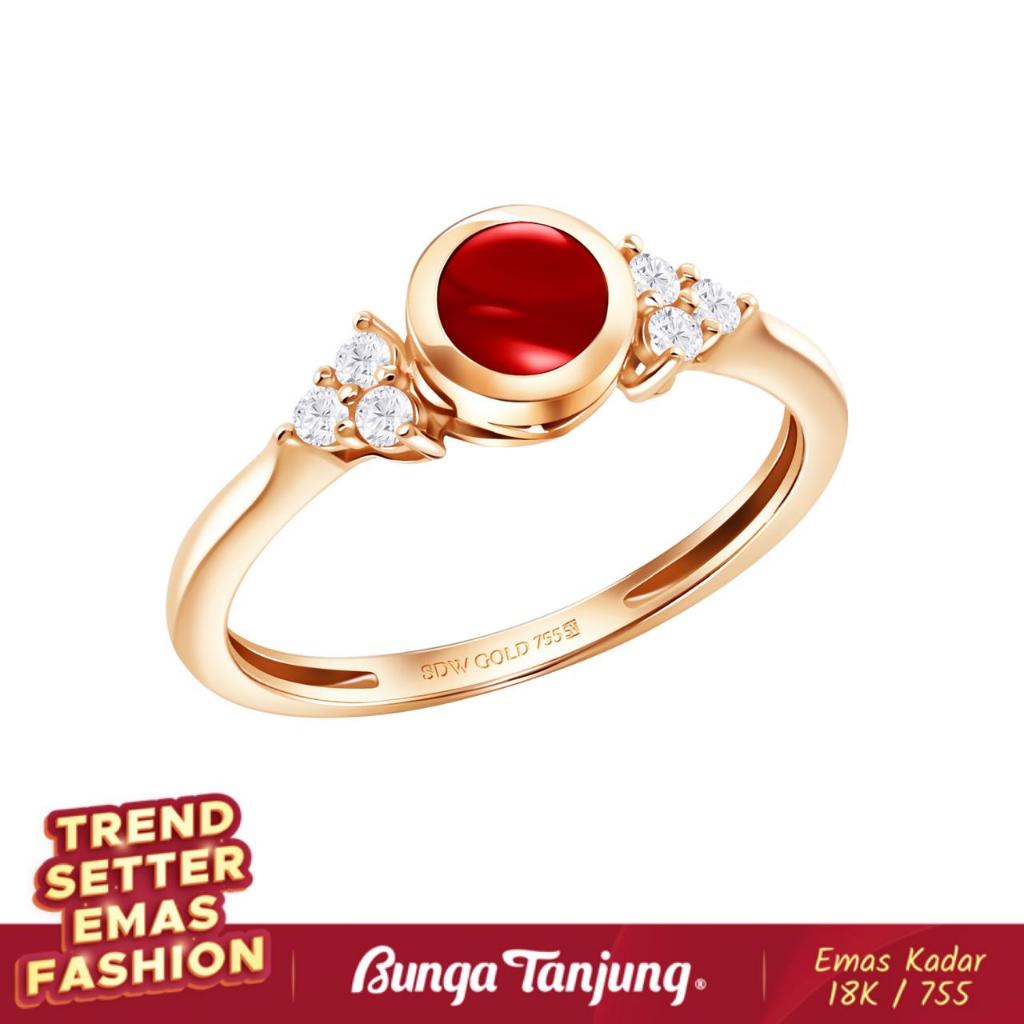 Jual CINCIN TRUE COLORS F ROSE - SDW GOLD - EMAS 17K - BUNGA TANJUNG ...