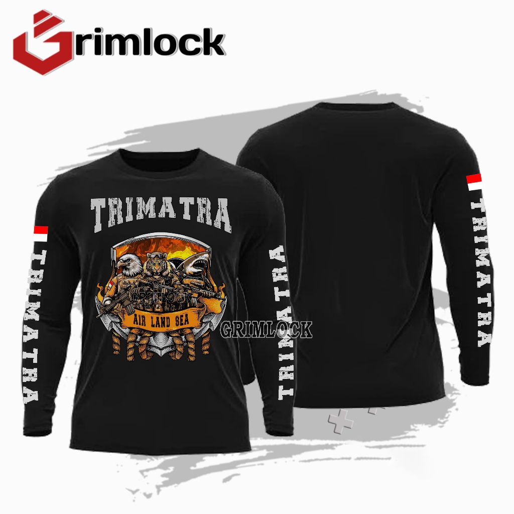 Jual Kaos Trimatra / Polisi Militer / Air Land Sea / Tangan Pendek ...