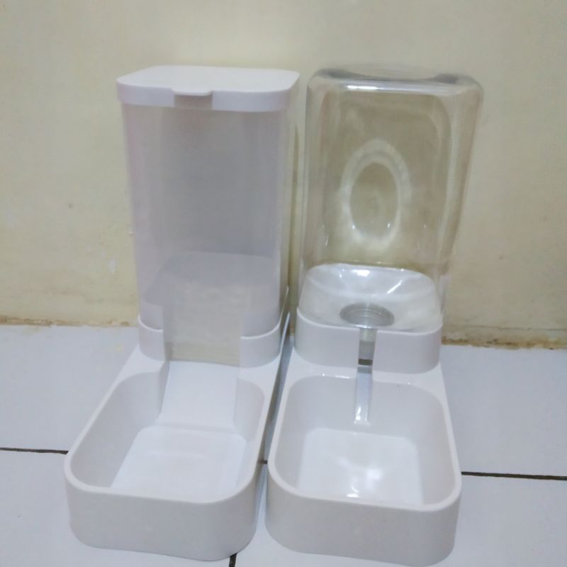 Jual Dispenser Tempat Makan dan Minum Kucing Otomatis | Shopee Indonesia