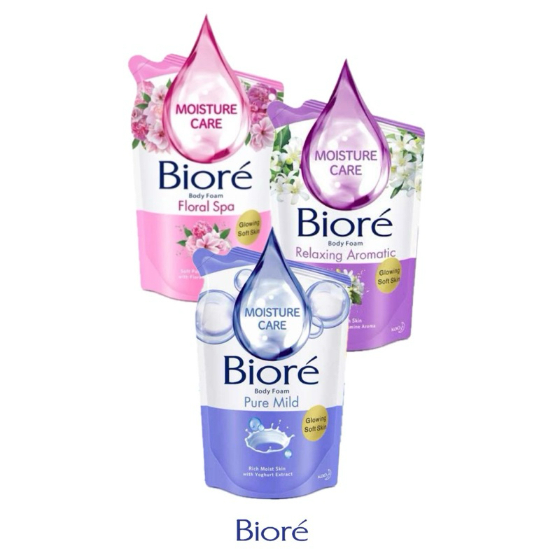 Jual Kao Biore Body Foam Refill400ml | Shopee Indonesia