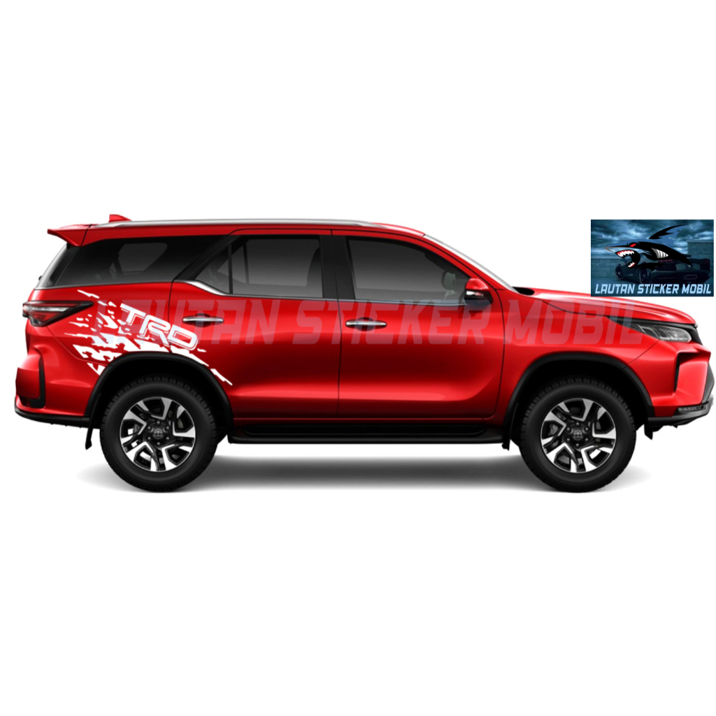 Jual sticker stiker mobil trd all tipe cutting sticker mobil trd toyota ...