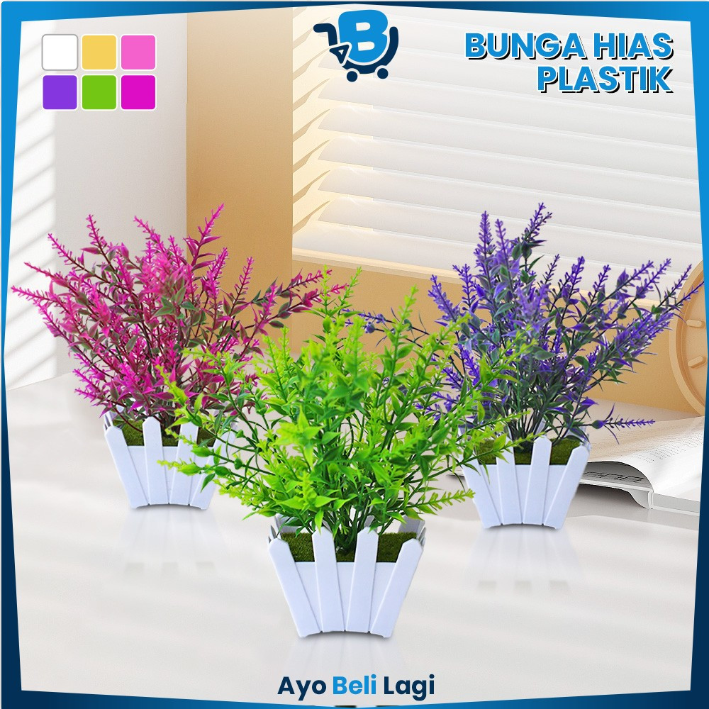 Jual Tanaman Bunga Rumput Hias Plastik / Artificial Flower Decoration ...