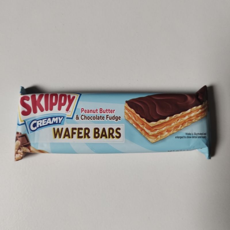 Jual Skippy Creamy Peanut Butter & Chocolate Fudge Wafer Bars | Shopee ...