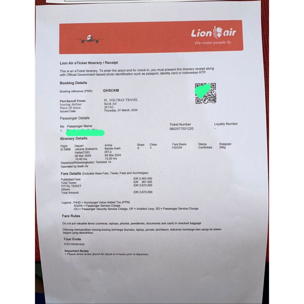 Jual JASA PEMBUATAN TIKET PESAWAT HILANG | Shopee Indonesia