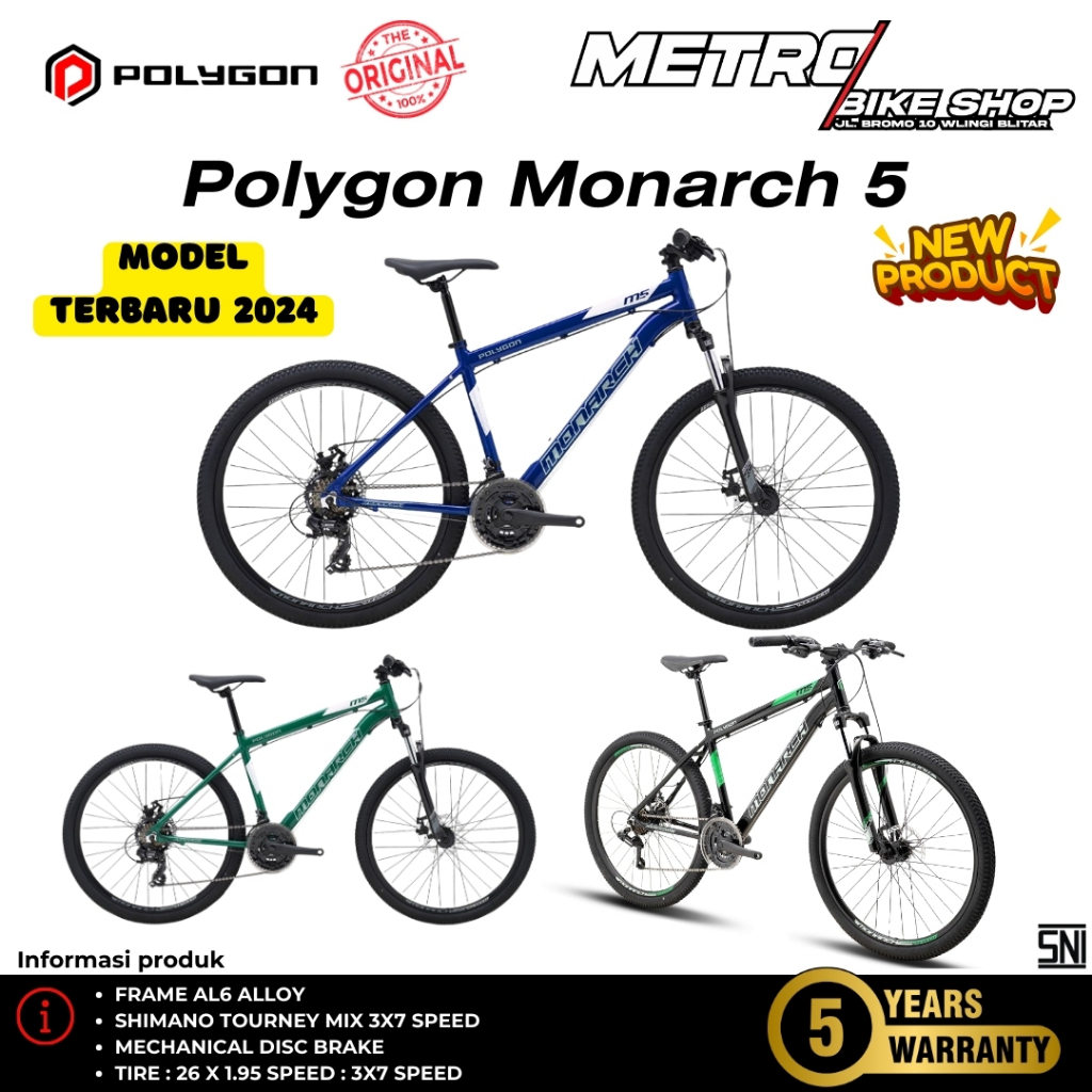 Jual Sepeda gunung Polygon monarch 5 M5 | Shopee Indonesia